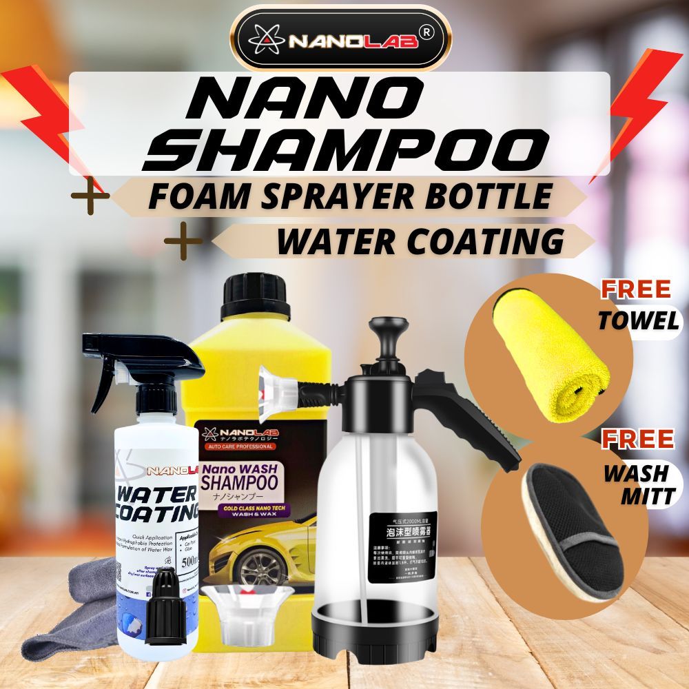[NANOLAB] Premium Nano Wash Shampoo | Syampu Cuci Kereta & Bike | Car ...