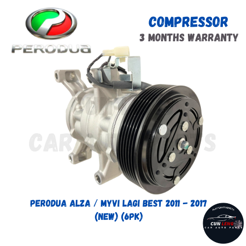 PERODUA MYVI LAGI BEST / ALZA (4PK / 6PK) Car Aircond Compressor (China ...