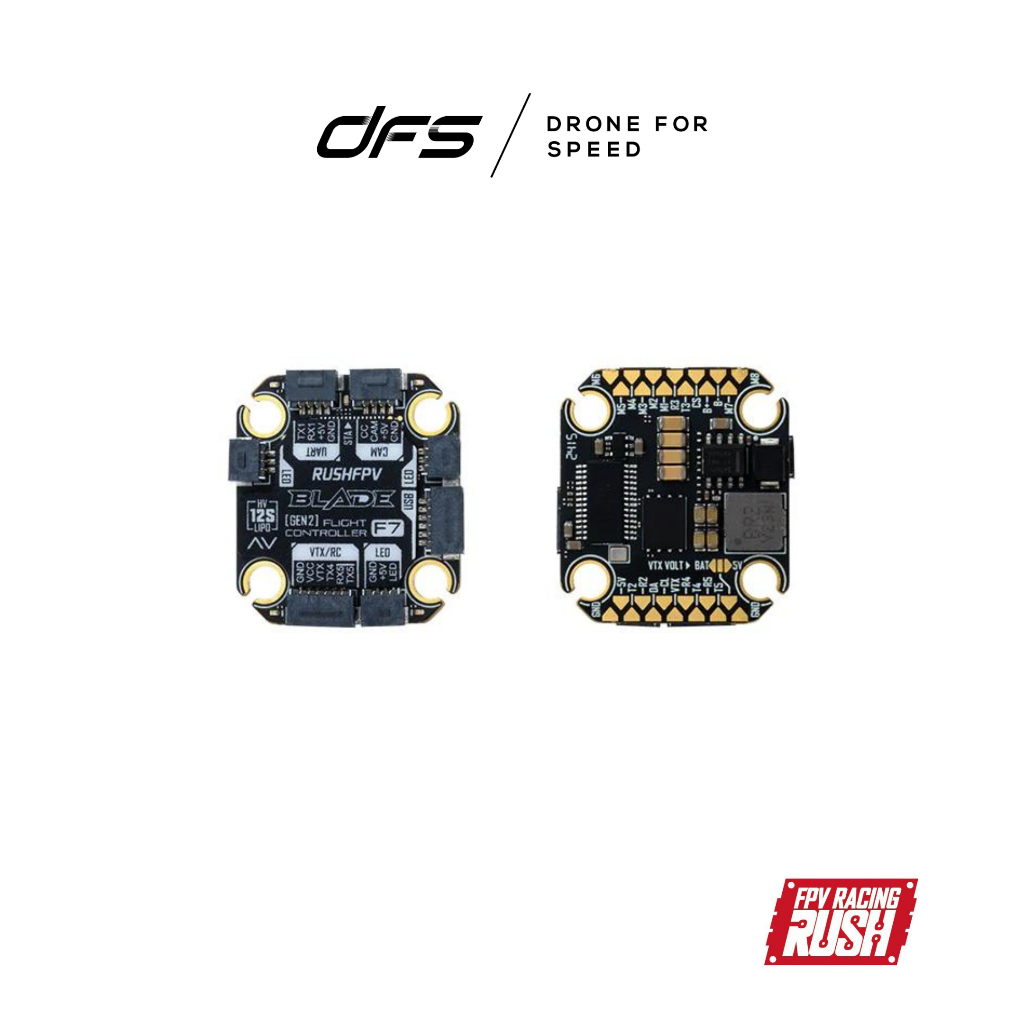 RushFPV Blade F722 V2 Mini Analog/HD Flight Controller (20*20) | Shopee ...