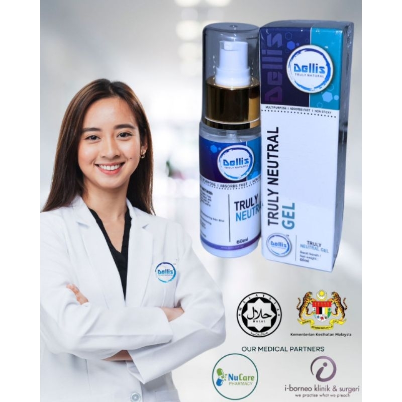 Dellis Neutral Herbal Gel 60ml | Shopee Malaysia