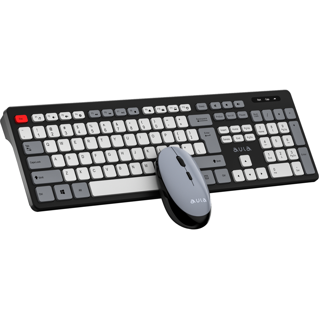 AULA AC308 Wireless Keyboard Mouse Set / AULA AC208 3 in 1 Keyboard and ...