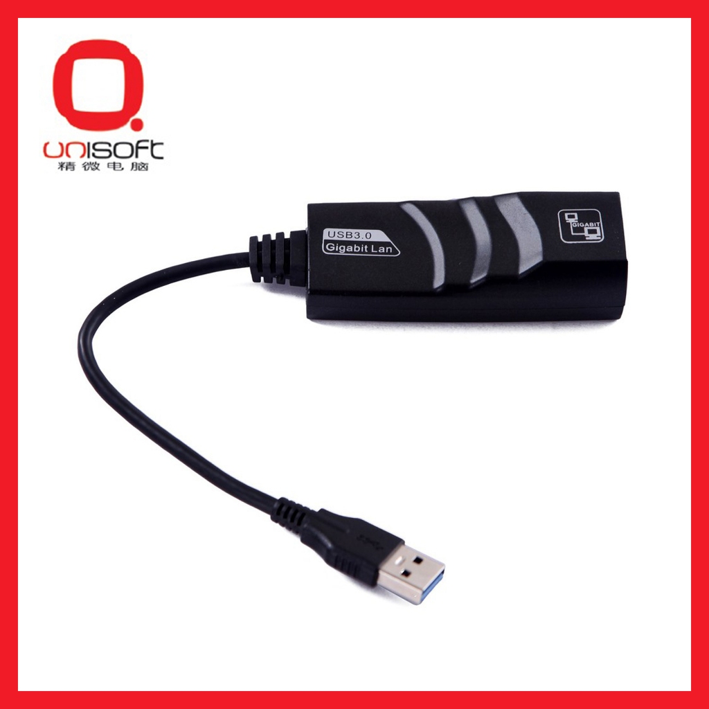 TINYTECH USB 3.0 TO ETHERNET RJ45 GIGABIT NETWORK LAN ADAPTER (U30/LAN ...