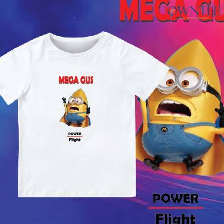 MINION DESPICABLE ME 04 Kids Tshirt 100% Cotton Round Neck Short Sleeve ...