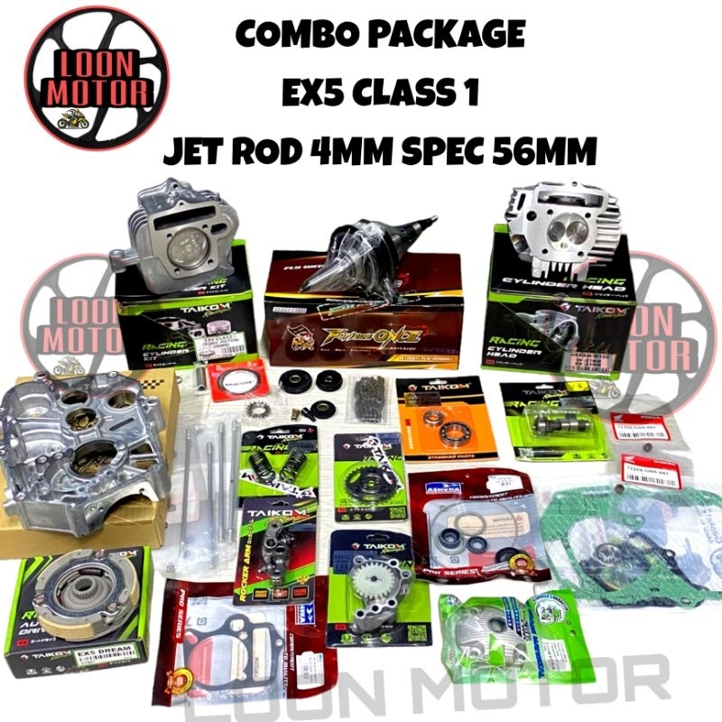 PACKAGE COMBO EX5 CLASS 1 JET ROD 4MM SPEC 56MM | Shopee Malaysia