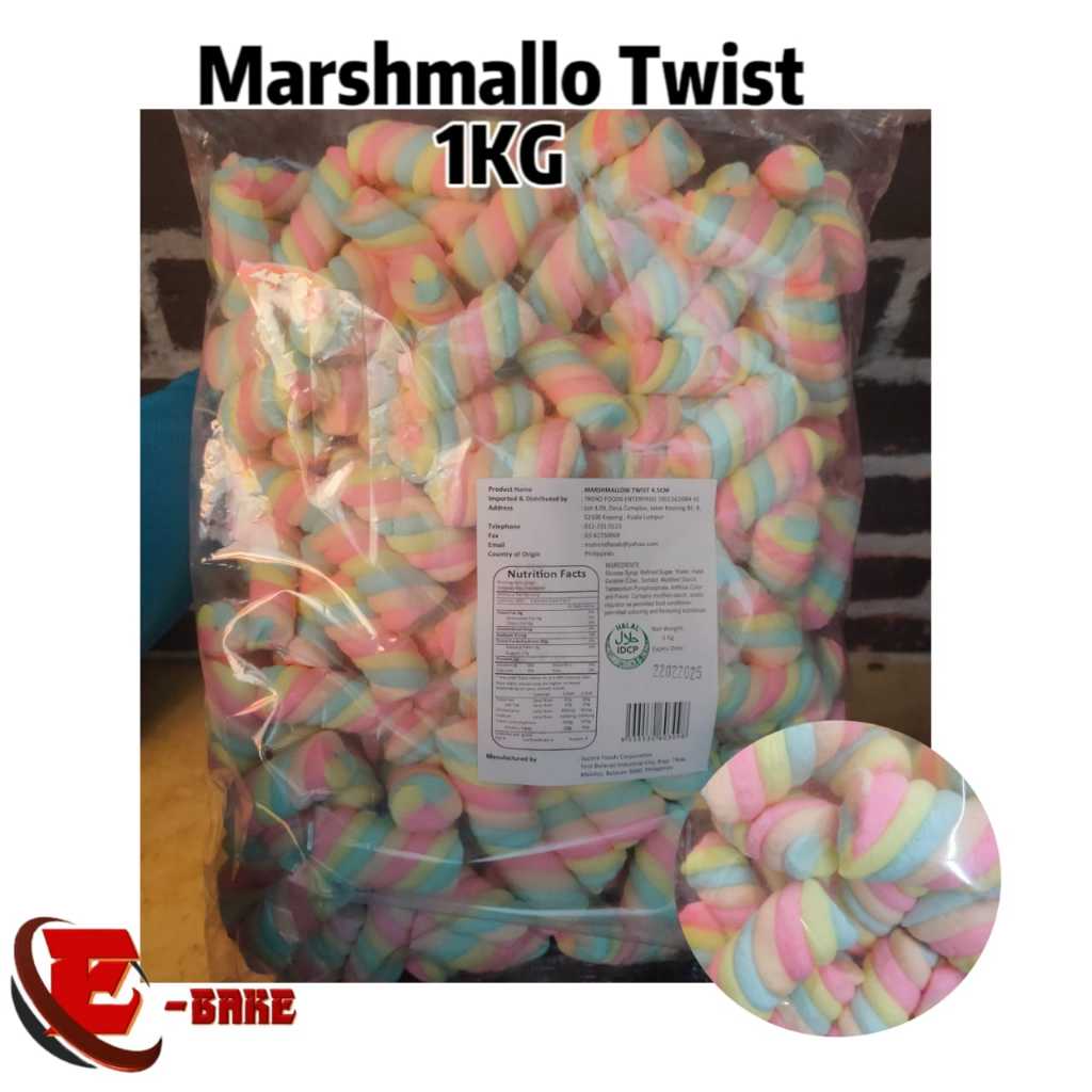 MARSHMALLOW TWIST |1KG |HALAL | Shopee Malaysia