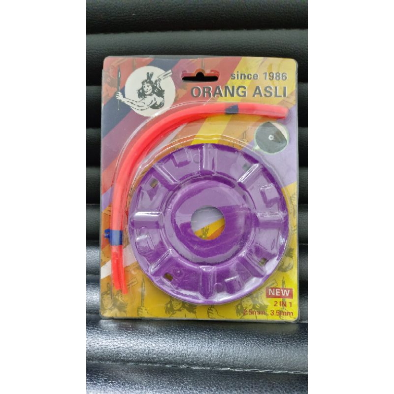 HEAVY DUTY Mesin Rumput PIRING Besi Tali Nylon / Brush cutter string ...