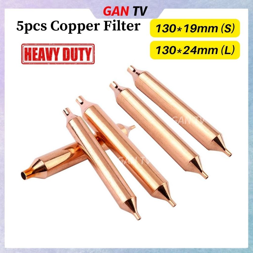 (5pcs) Heavy Duty Refrigerator Fridge Copper Filter Dryer Drier ...