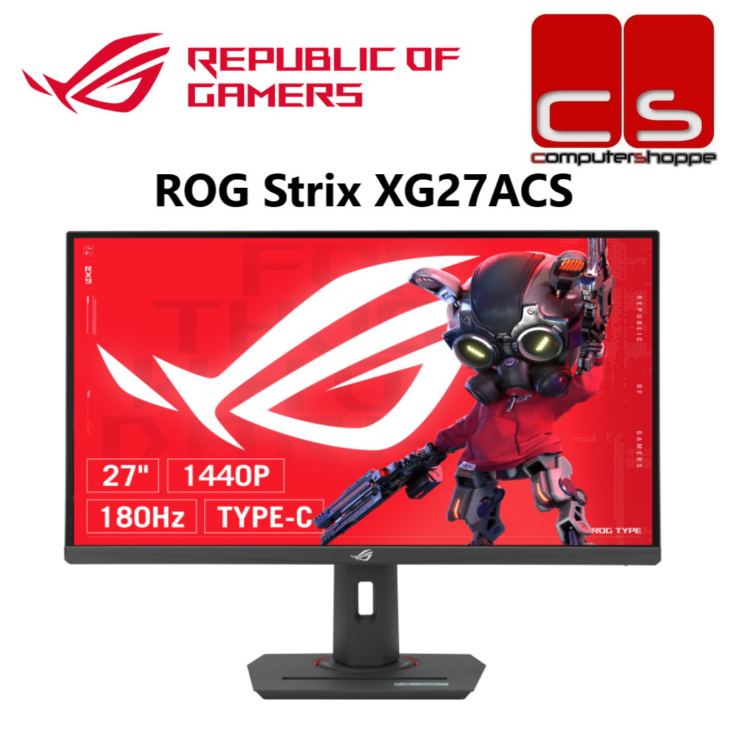 Asus ROG Strix XG27ACS 27'' QHD 180HZ 1MS G-SYNC Fast IPS Gaming ...