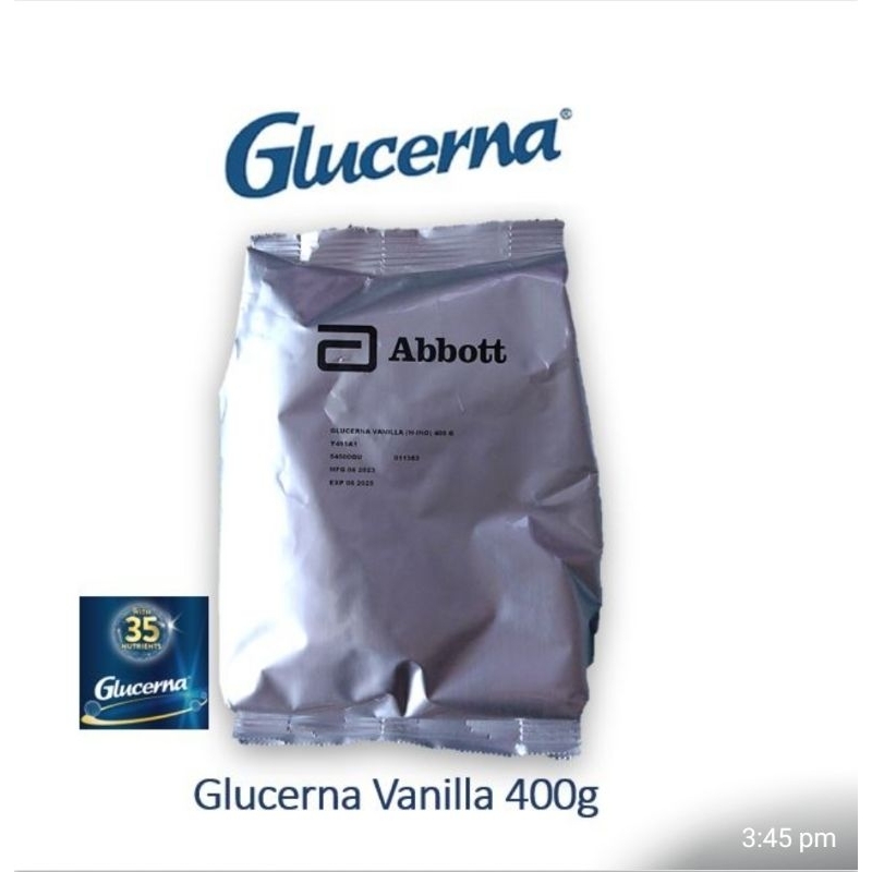Abbott Glucerna Vanilla 400g packet Exp 6/2025 | Shopee Malaysia