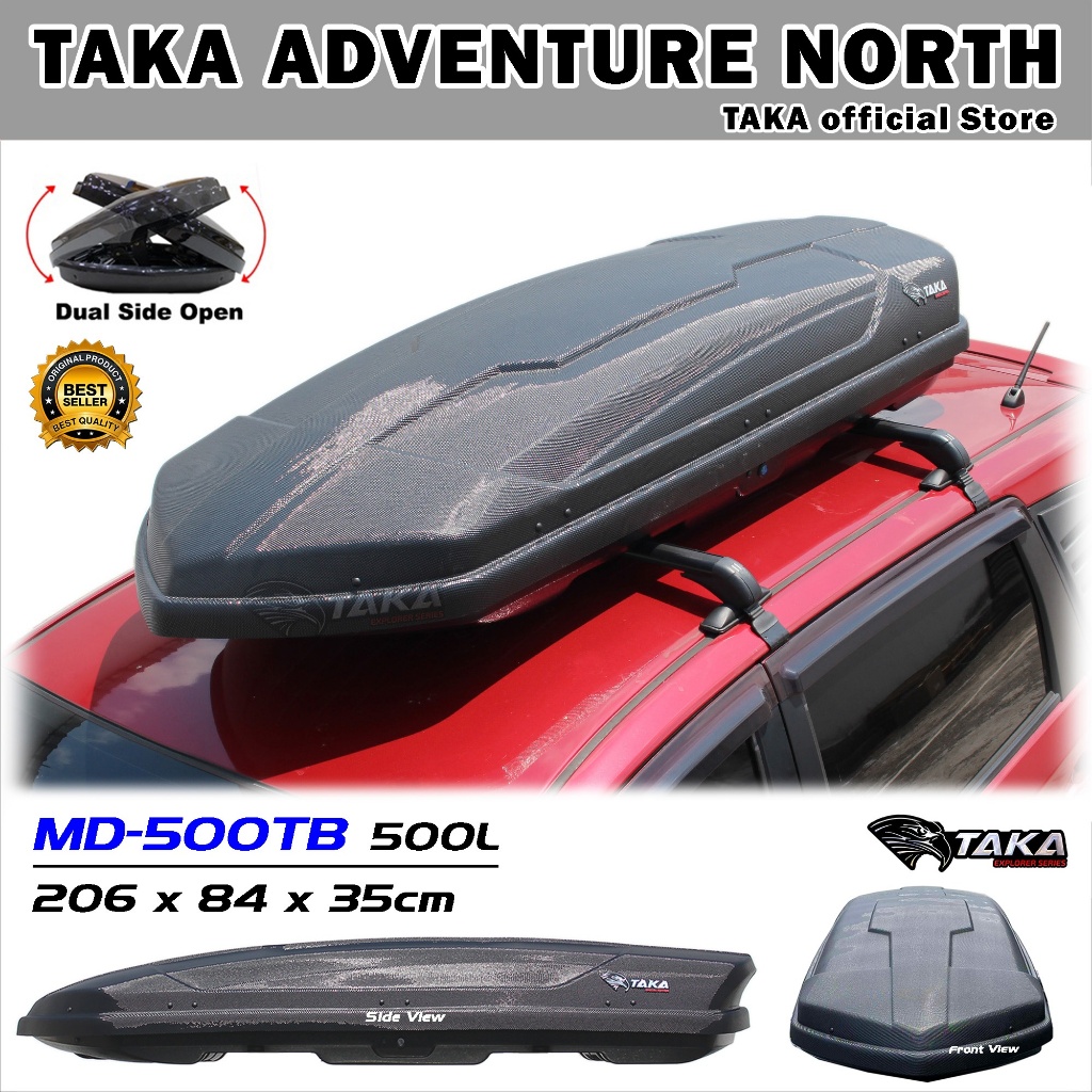 TAKA MD-500TB Bubble Design Car Roof Box [Special Edition] [XL Size ...