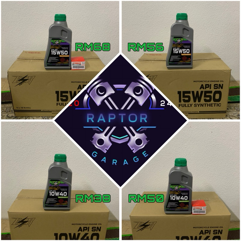 MINYAK ESR ORI 100% SEMI 10W40 DAN FULLY 15W50 | Shopee Malaysia