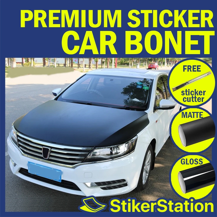 PREMIUM STICKER BONET KERETA (Special Saiz) Car Bonnet Hood Sticker ...