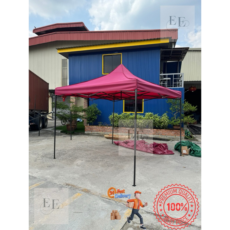 Kain Canvas Only Express Night Market Canopy Camping Kanopi Penuh ...