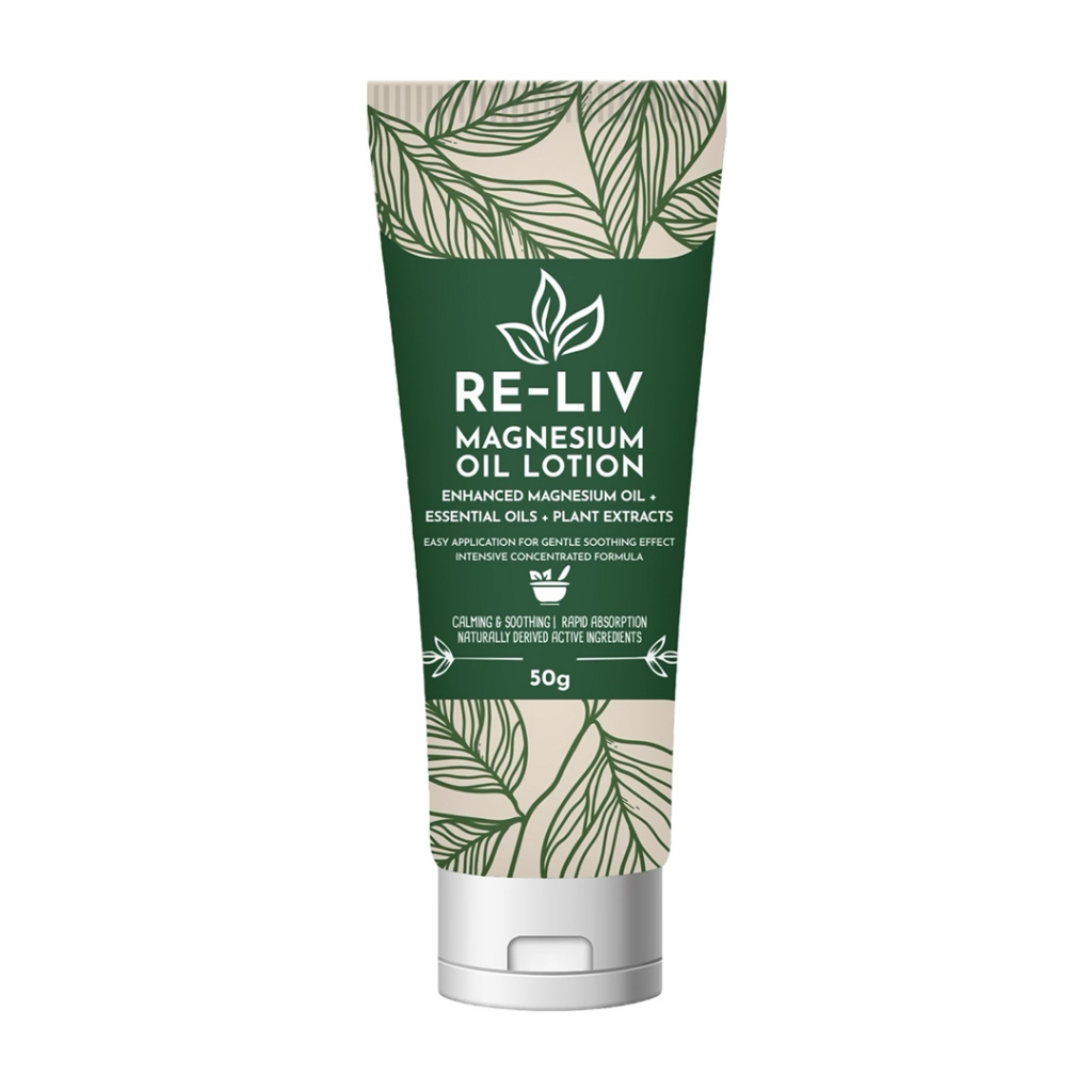 RE-LIV MAGNESIUM BODY CREAM - 50g (PAIN RELIEF , MUSCLE RELAX, RELIV) | Shopee Malaysia