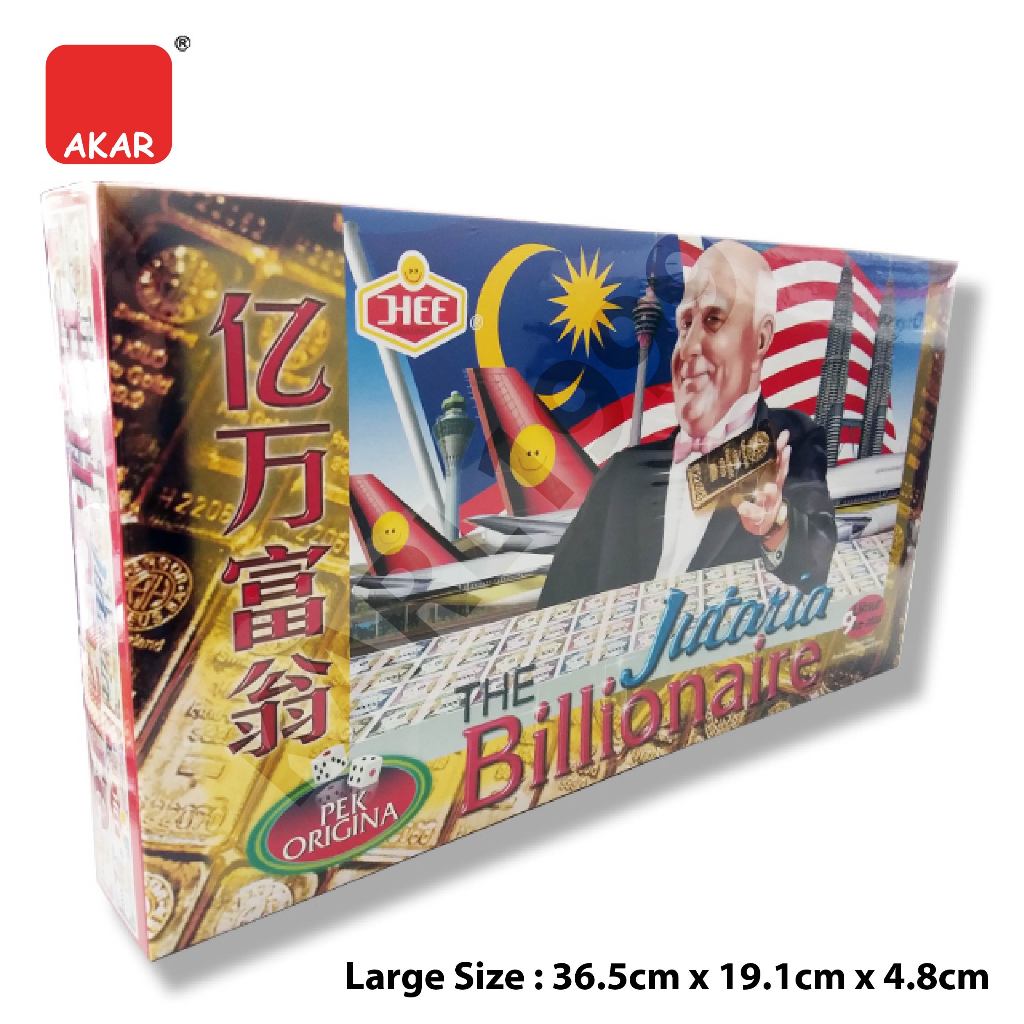 Permainan Jutaria Millionaire / Billionaire – Board Game Gaya Monopoly ...