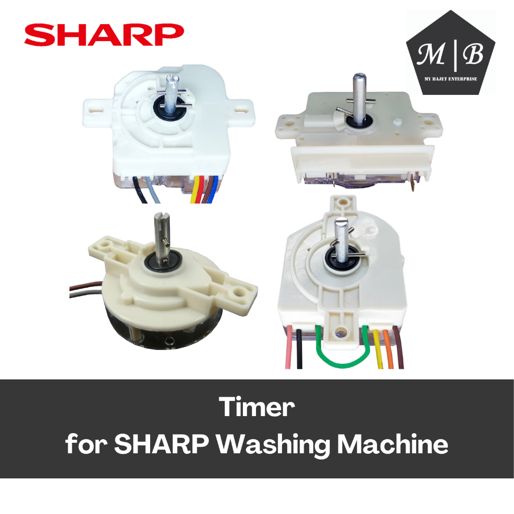 [𝗥𝗘𝗔𝗗𝗬 𝗦𝗧𝗢𝗖𝗞] Timer for SHARP Semi Auto Washing Machine EST1016 EST1416 WM-TM1901-4P ES-T7015 ES ...