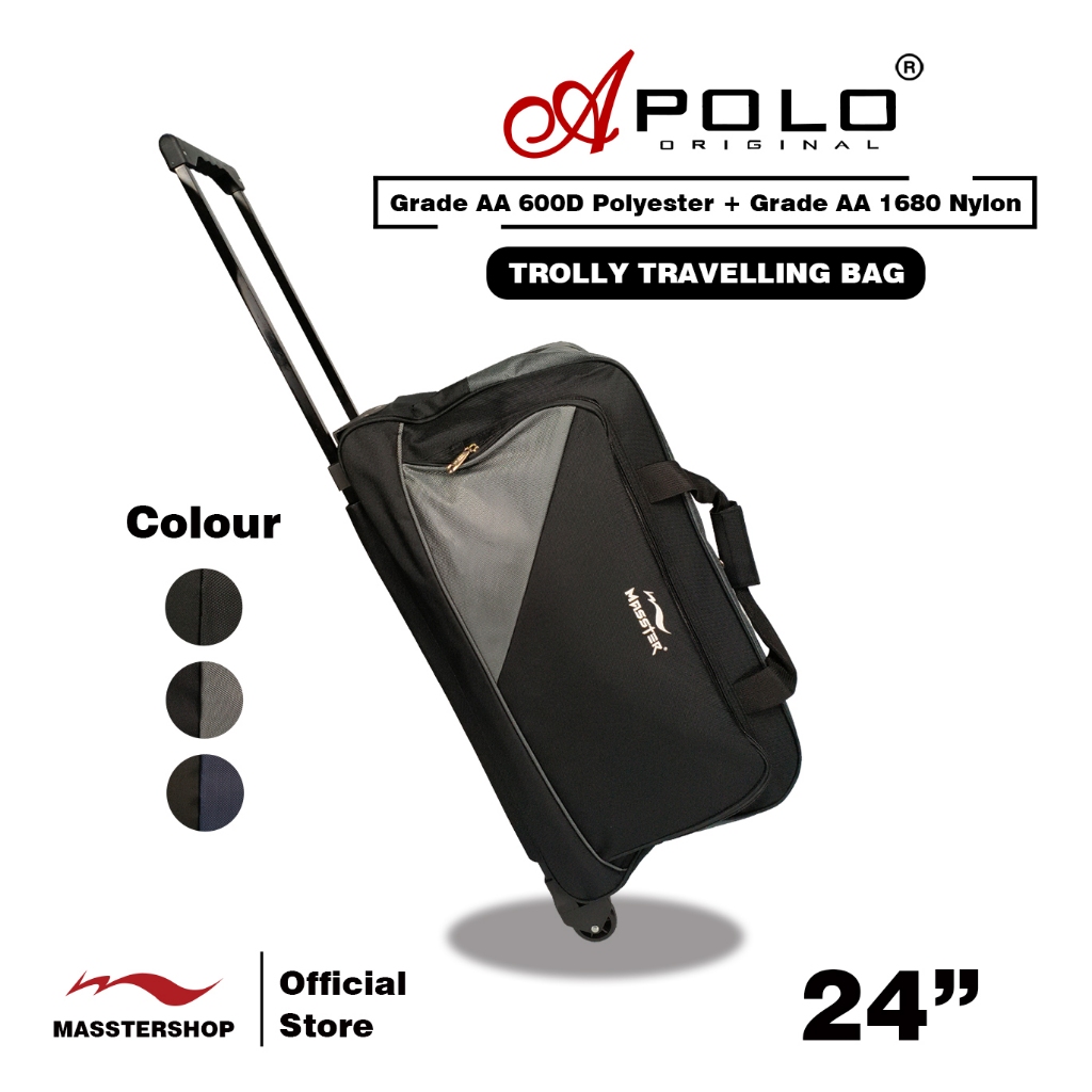 MASSTER (24 INCH) Trolly Travelling Bag / Trolly Duffel Bag / Beg ...