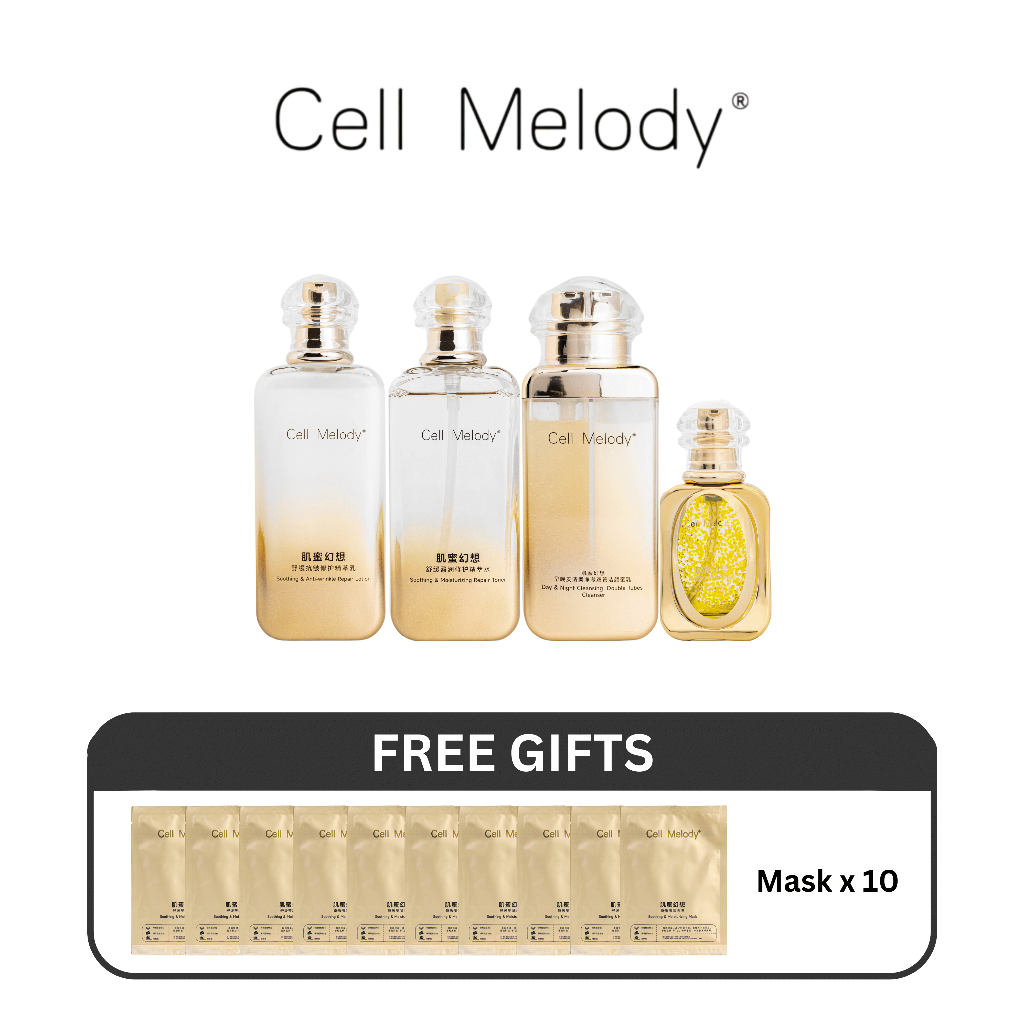 Cell Melody Ultimate Skincare Set 肌蜜幻想护肤全系列 (Cleanser, Mask, Toner ...