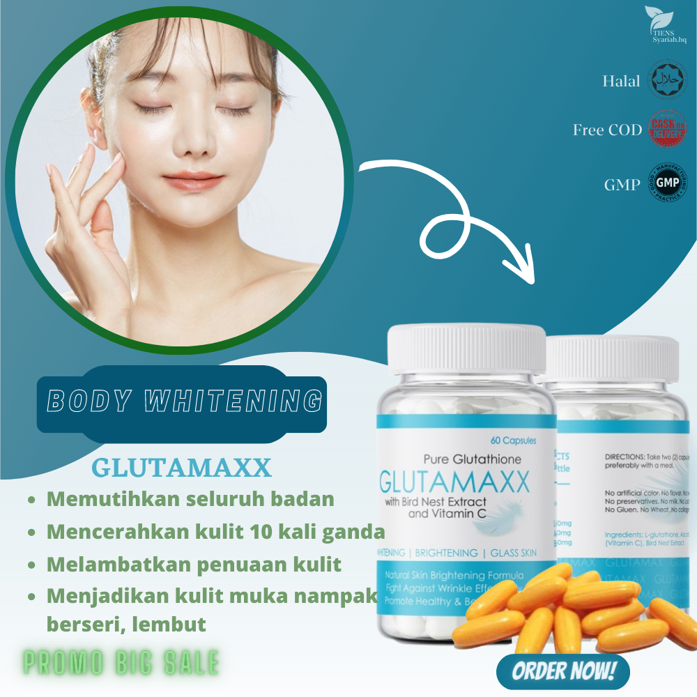 Glutamaxx Skin Whitening Ubat Putih Seluruh Badan Original Cegah ...
