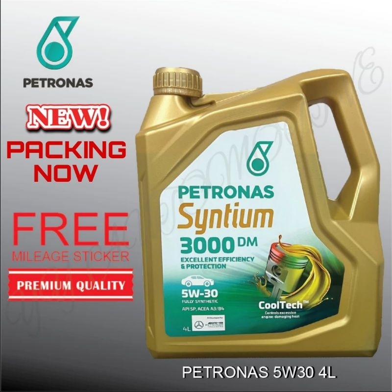 🇲🇾ORIGINAL🔥 PETRONAS FULLY 5W30 4L SYNTIUM 3000 ENGINE OIL SYNTHETIC ...
