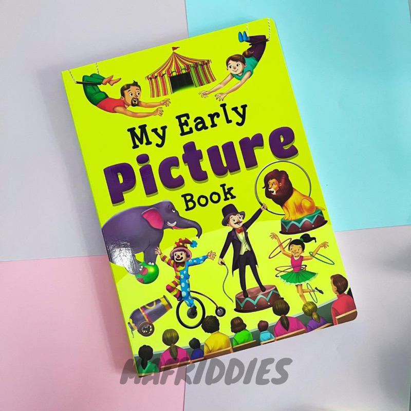 [MOMMYHAPPY] MY EARLY PICTURE BOOK YELLOW - BUKU LATIH ANAK BERCAKAP ...