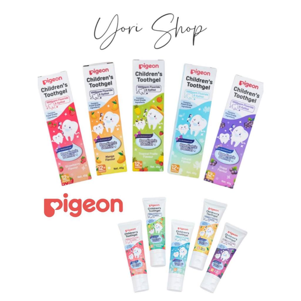 Pigeon Children toothgel kids with Fluoride & Xylitol 1Y+ toothpaste ...