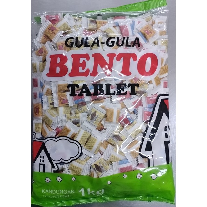 Gula-Gula Bento Tablet 120+-biji /1kg (HALAL) | Shopee Malaysia