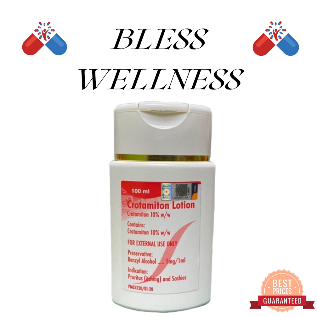 CROTAMITON LOTION 100ML FOR SCABIES | Shopee Malaysia