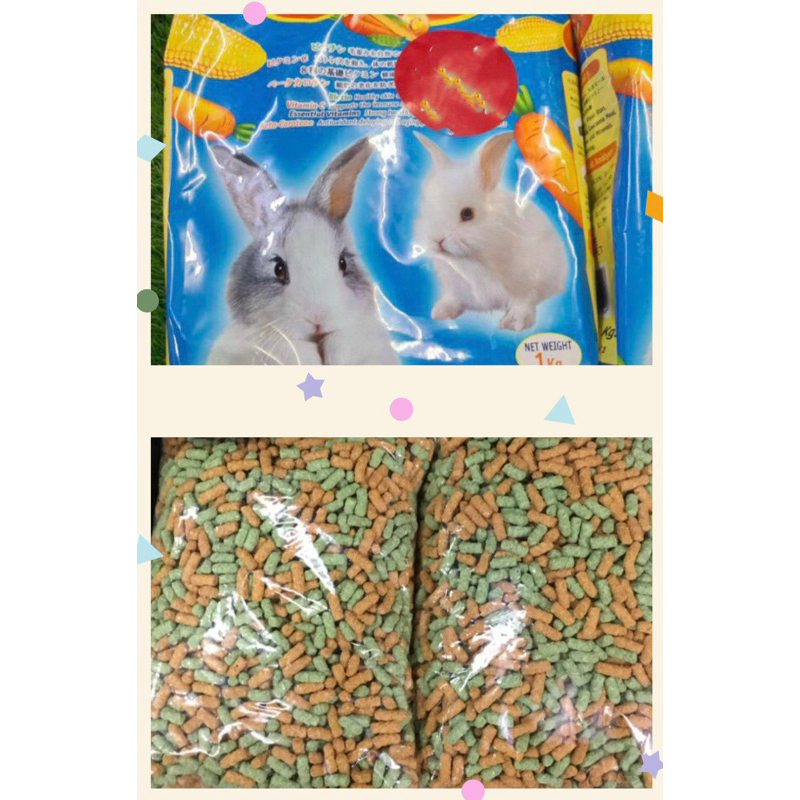 RABBIT FOOD MAKANAN ARNAB BUNNY ( REPACK 1KG 2 KG) | Shopee Malaysia