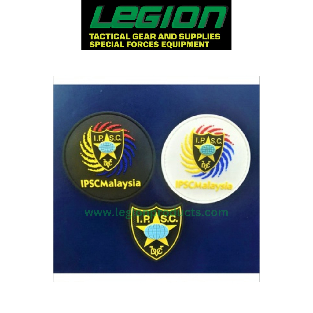 Rubber PVC Patch IPSC Malaysia - Round / Shield | Shopee Malaysia