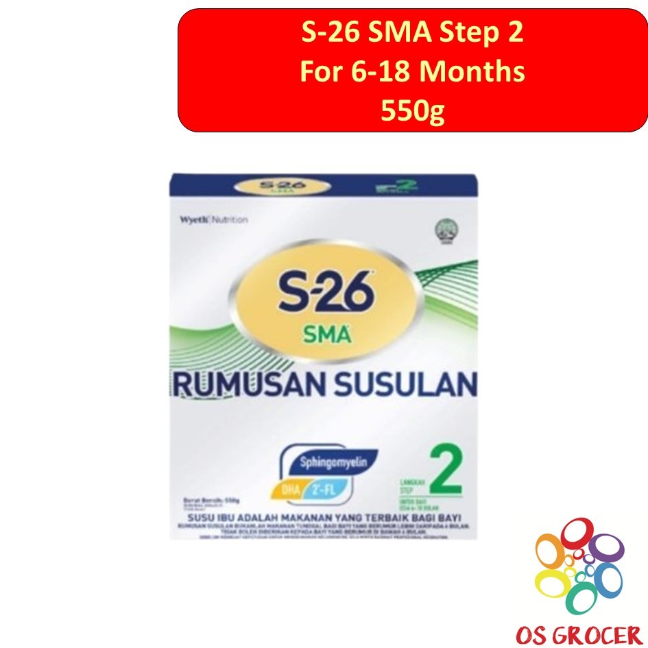 S-26 SMA Step 2 ( 6 - 18 Months ) 550g | Shopee Malaysia