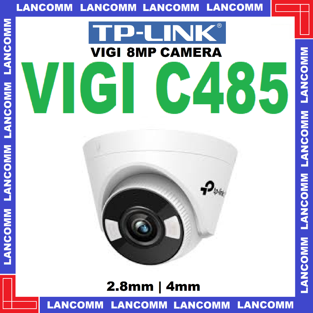 TP-LINK VIGI C485 VIGI 8MP Full-Color Turret Network Camera | Shopee Malaysia
