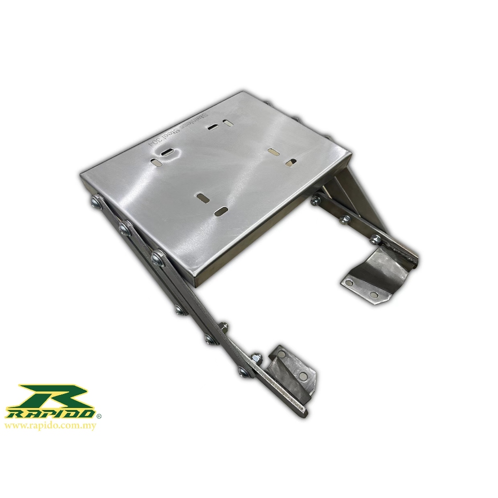 Rapido Adjustable Stainless steel Rear Rack for LC135 V2-V7 RS150R ...