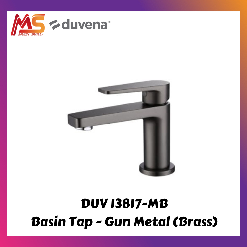 DUV 13817-MB *Ready Stock* Duvena Basin Tap -Gun Metal (Brass) | Shopee Malaysia