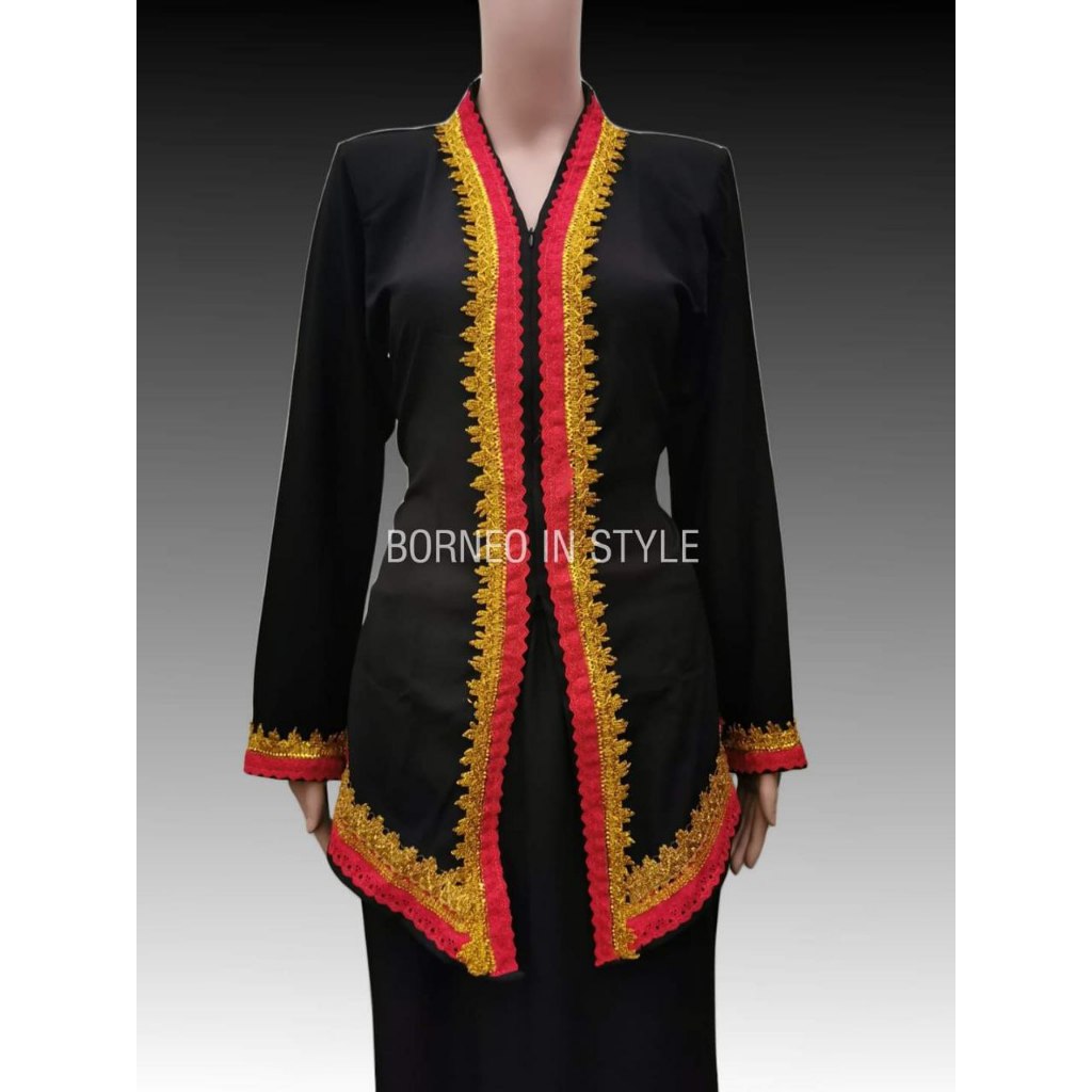 Set Kebaya Bidayuh (Baju + Skirt) | Shopee Malaysia
