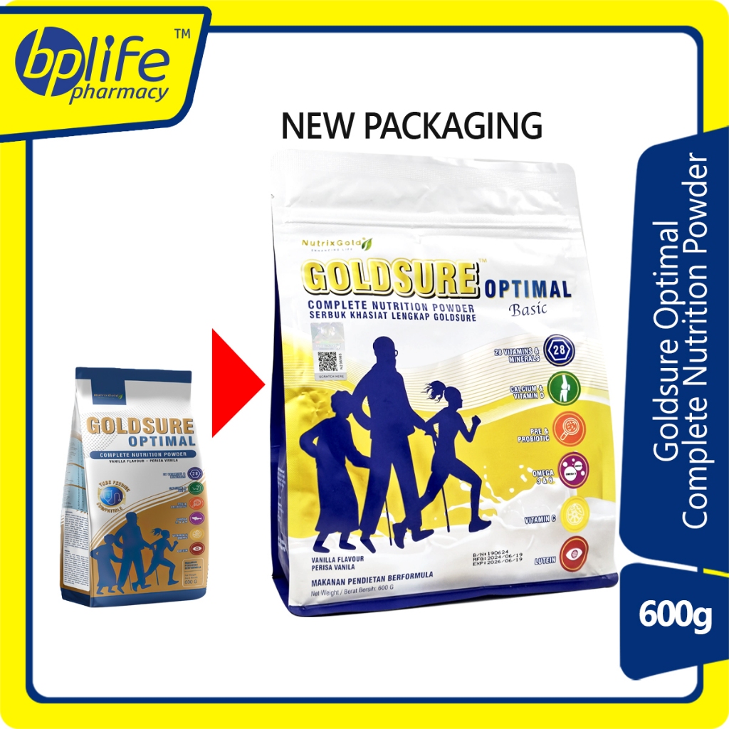 NutrixGold GoldSure Optimal Basic Complete Nutrition Powder 600g | Shopee Malaysia
