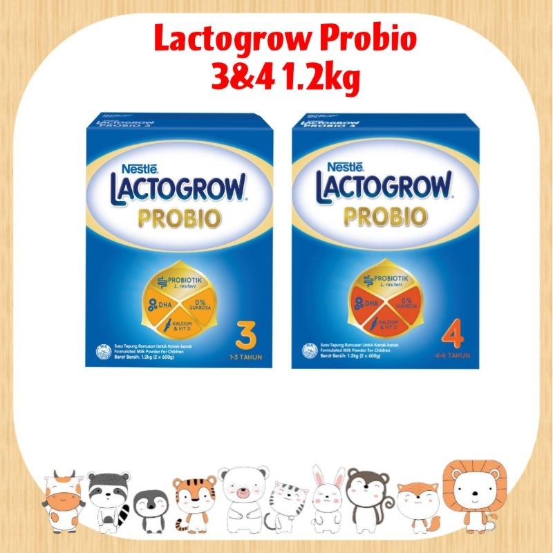 Nestle Lactogrow Probio Step 3/ Step 4 (1.2kg/1.8kg) | Shopee Malaysia