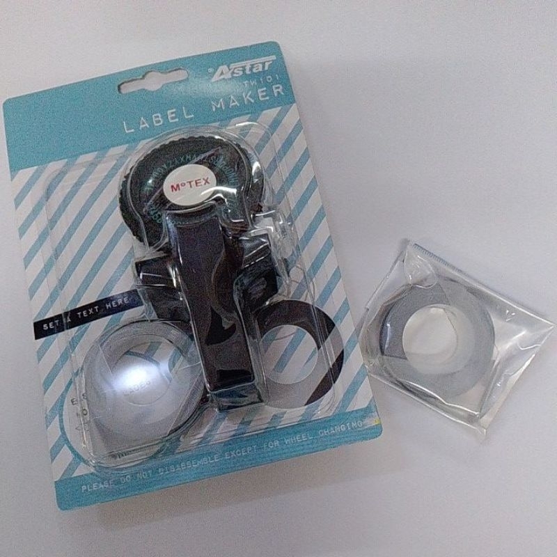 Motex Label maker Multicolour manual label maker sticker name 3D ...