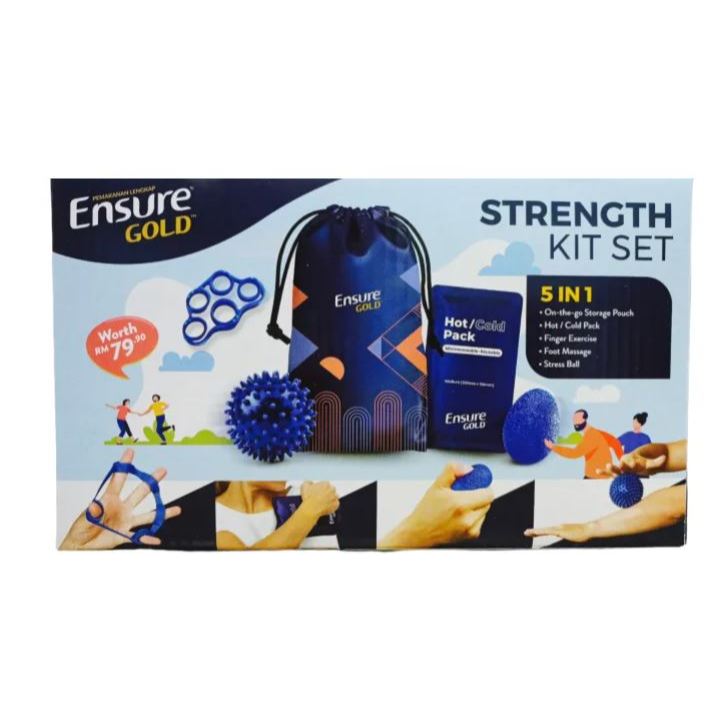 STRENGTH KIT SET 5 IN 1(Including 1Pouch,1 Hot/Cold Pack/FInger ...