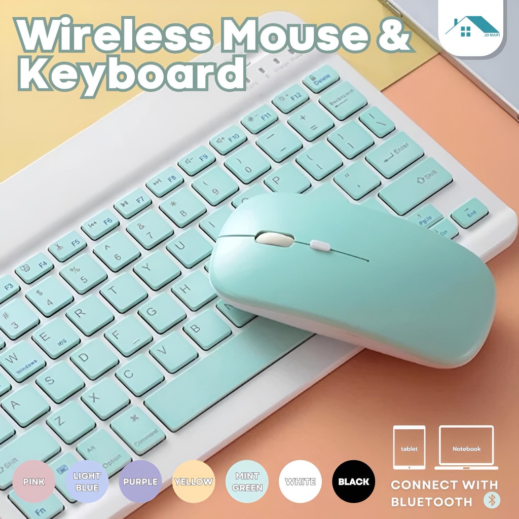 Wireless Bluetooth Keyboard Mouse Tablet Keyboard for Laptop Phone ...