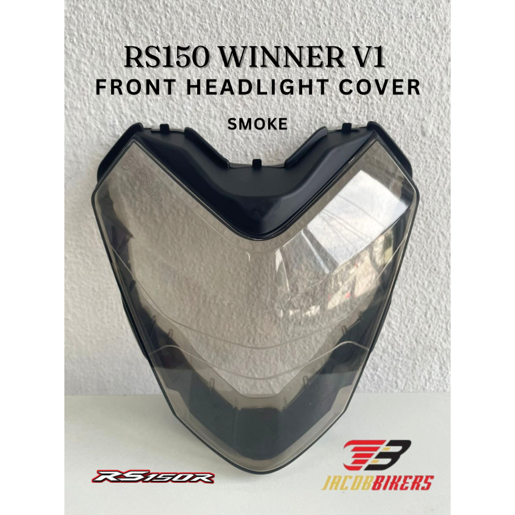 HONDA RS WINNER RS150 RS150R V1 FRONT HEADLIGHT COVER - SMOKE & CLEAR ...