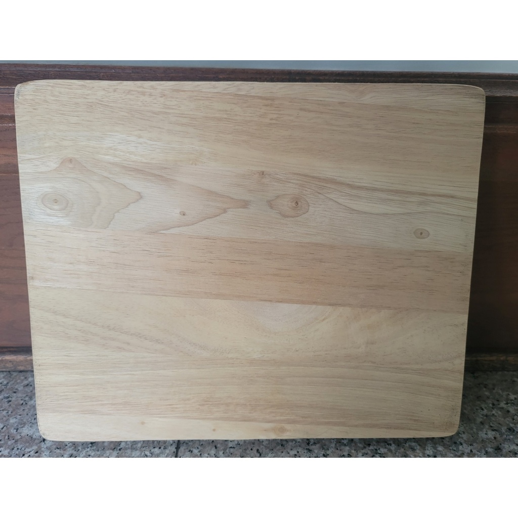 37cmx30cm square shape -20mm thick rubber wood cutting board/橡木砧板/papan ...