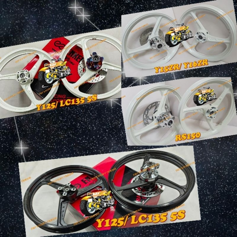 ENKEl 3L 3LEG 3KAKI 3 BATANG SPORT RIM RS150/RS150R/RSX/Y15ZR/Y15/Y16ZR ...