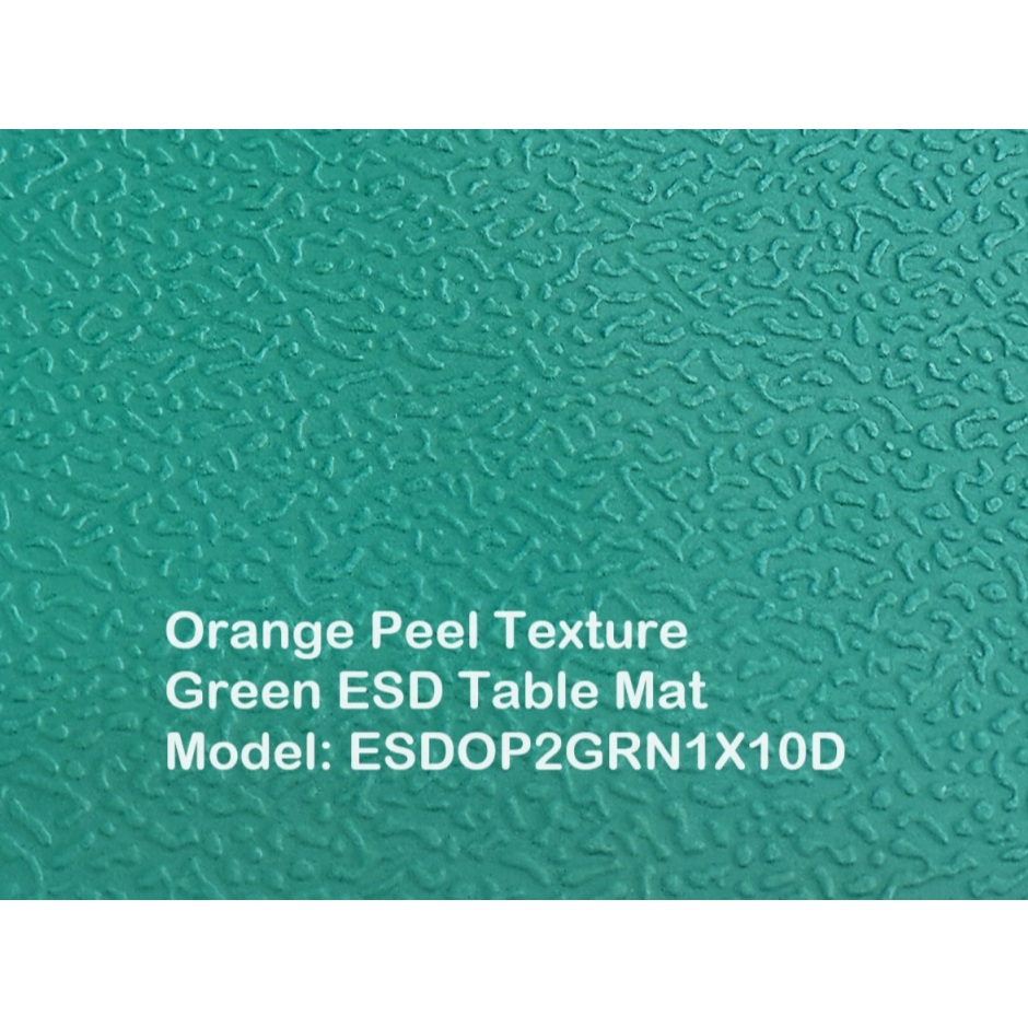 Orange Peel Texture Green ESD Mat 1 of 2, Orange Peel Green ESD Mat ...
