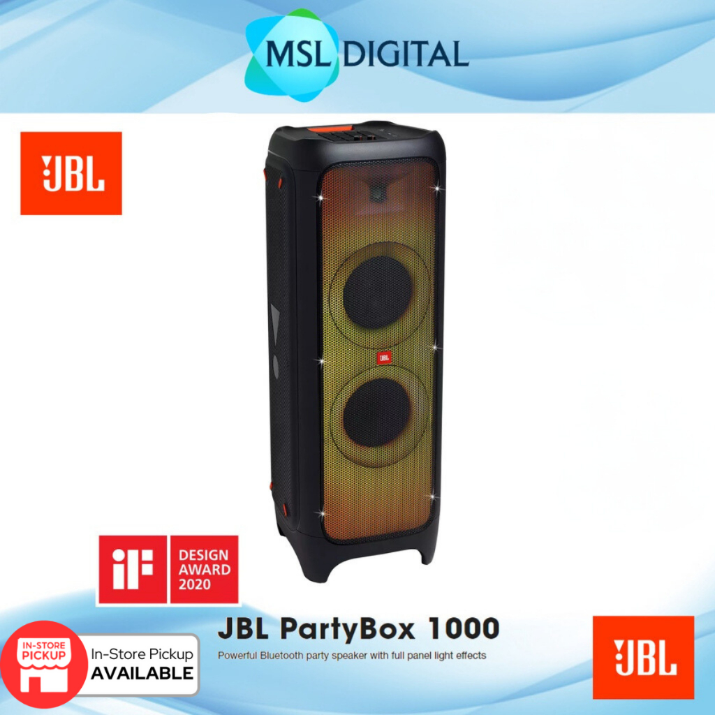 JBL PartyBox 1000 Powerful Bluetooth party speaker | light effects | Air Gesture Wristband | DJ ...