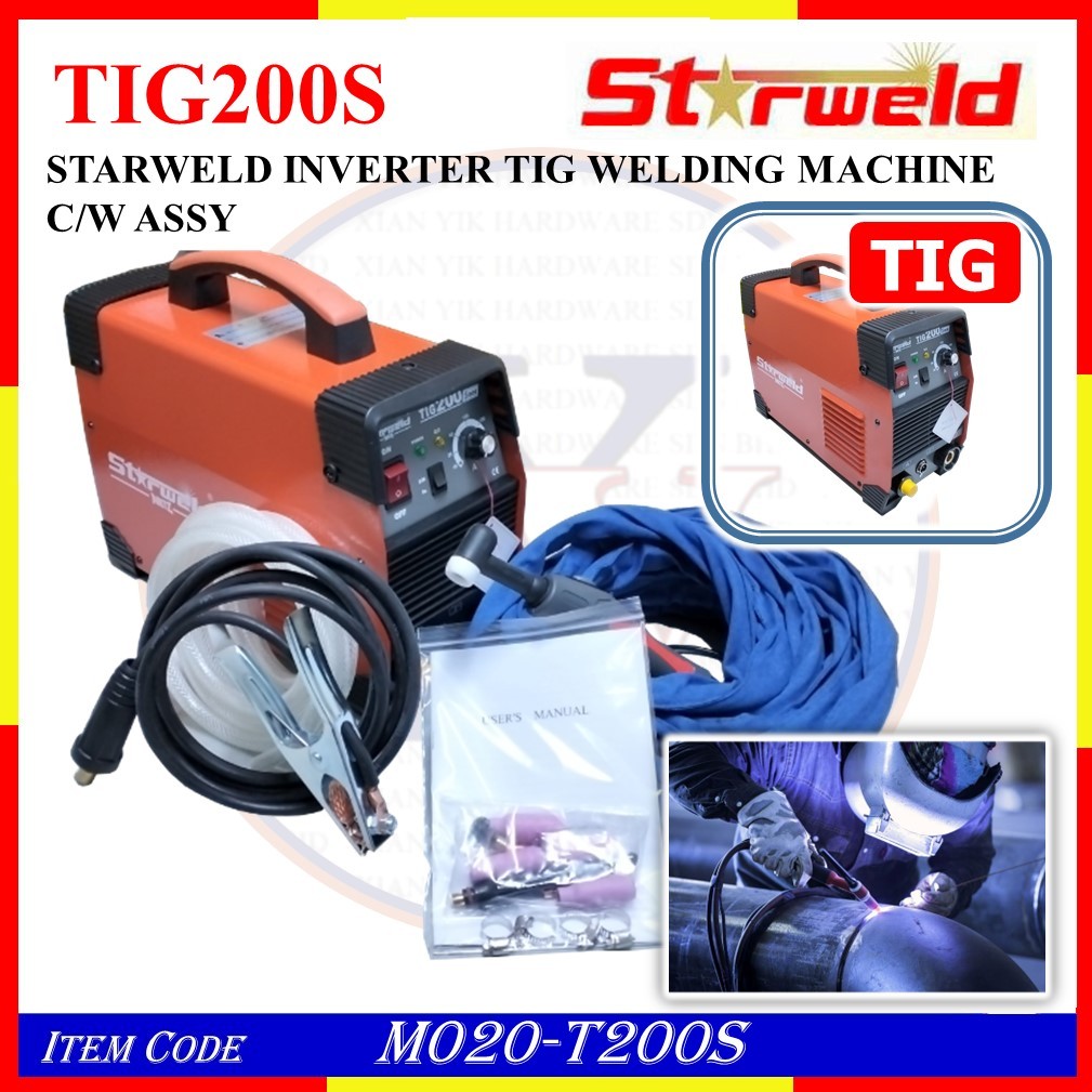 (TIG200S) STARWELD INVERTER TIG WELDING MACHINE T200S - M020-T200S | Shopee Malaysia