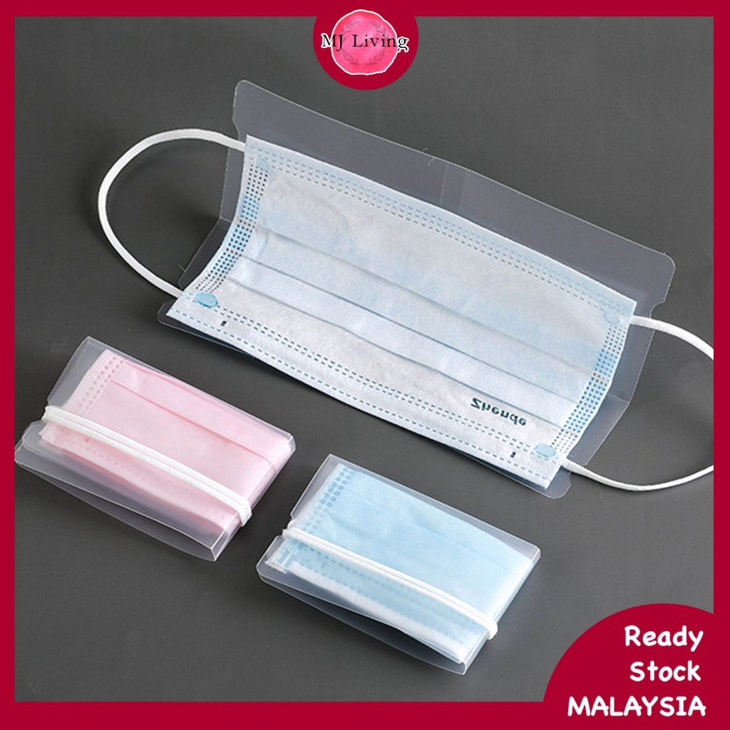 (Clear Stock) Portable Face Mask Storage Clip & Keeper Disposable ...
