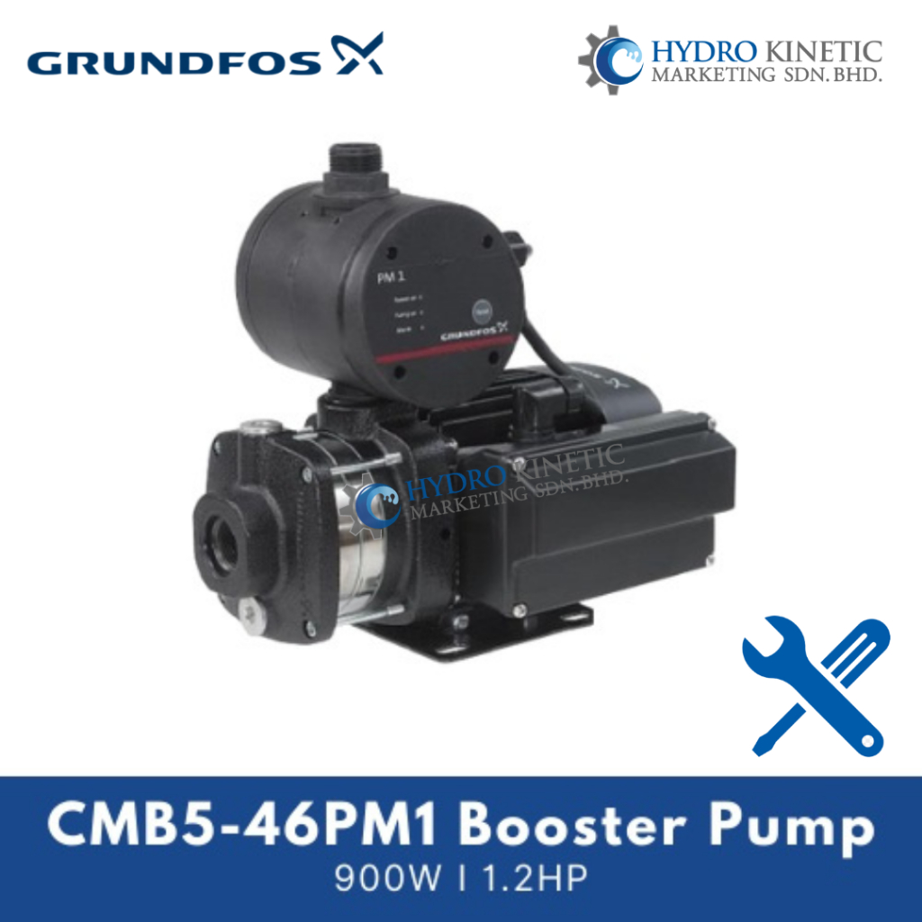 GRUNDFOS CMB5-46PM1 (1.2HP) REPLACEMENT INSTALLATION HOME WATER BOOSTER ...