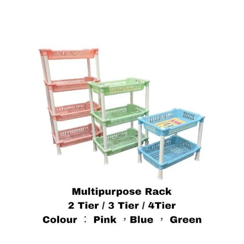 SMALL Multipurpose Rack ( 2/3/4 Tier) / Rak Barang Serbaguna / Small ...