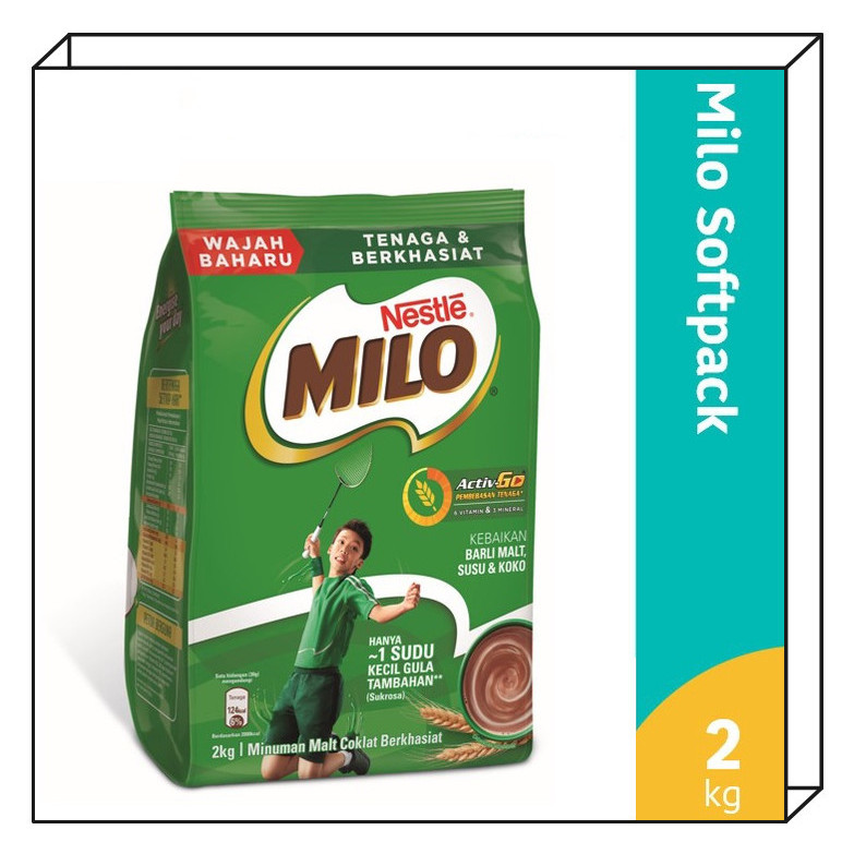 Nestle MILO Activ-Go Chocolate Malt Powder 2kg Up To 2025 | Shopee Malaysia